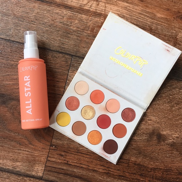 Colourpop | Makeup | 3 For 5 Colourpop Palette And Setting Spray | Poshmark